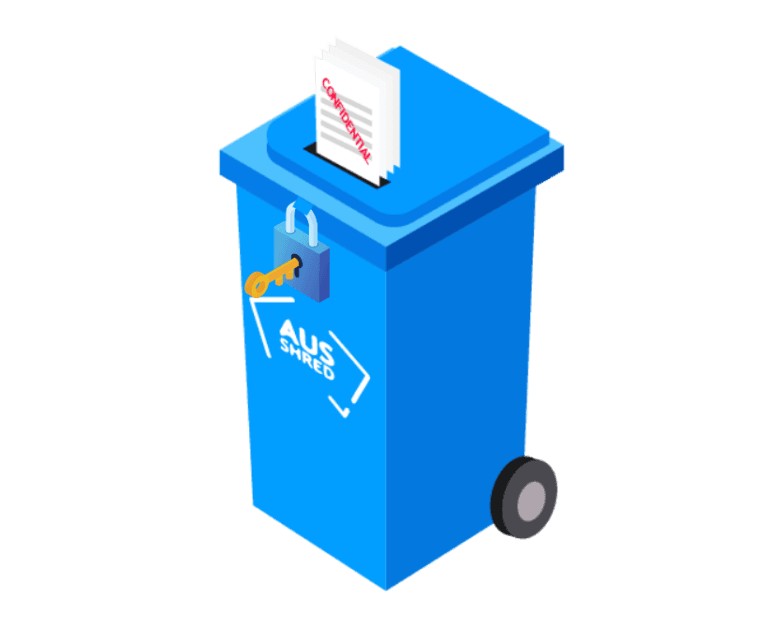 240L Security Bins | 100% Confidential Disposal, safely secure.