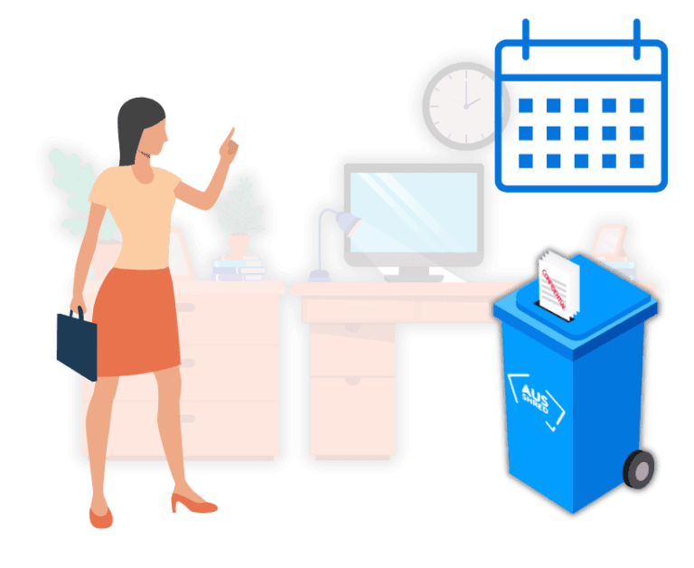 Secure Document Shredding Service: Just $135 per 240L bin