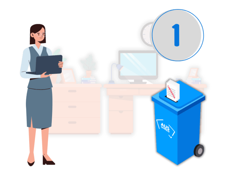 Secure Document Shredding Service: Just $135 per 240L bin